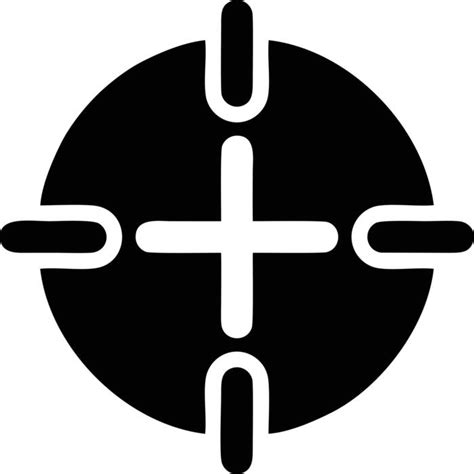 Crosshair Aim Vector Art Icons And Graphics For Free Download