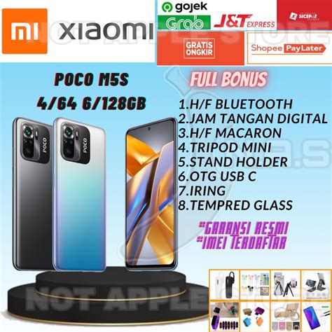 Jual XIAOMI POCO M5S RAM 4 64GB 6 128GB NEW BARU GARANSI RESMI Shopee Indonesia