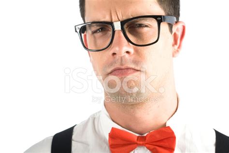 Nerd Isolated On White Stock Photo Royalty Free FreeImages