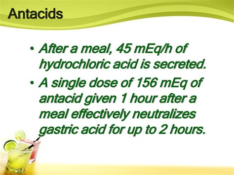 Acid Secretion And Antacids Ppt Download