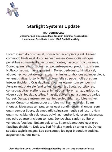 ITAR Compliance Proper Labeling Of ITAR Documents And Records Cleared Systems