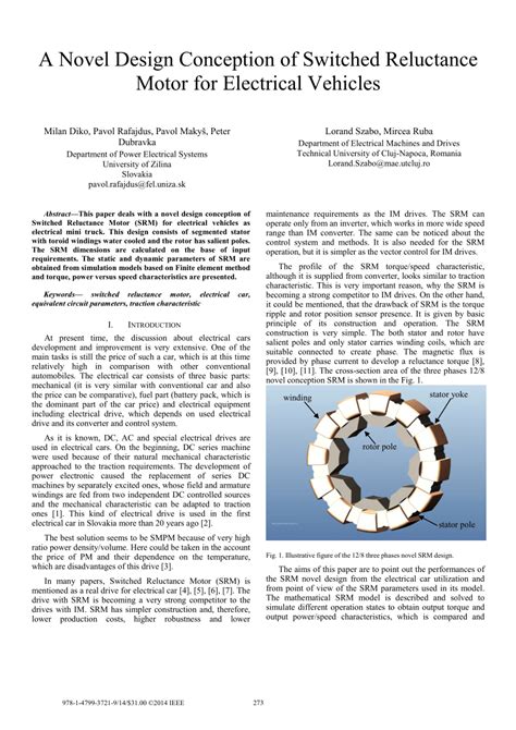 Pdf A Novel Design Conception Of Switched Reluctance Motor For