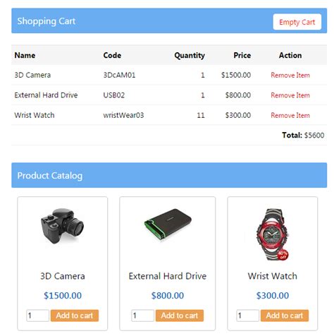 ساخت سبد خرید با Php