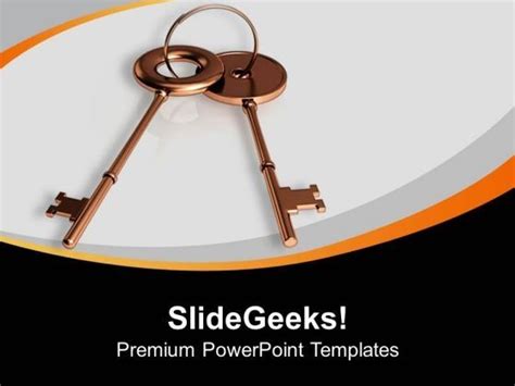 Find The Key For Success PowerPoint Templates Ppt Backgrounds For Slides 0513