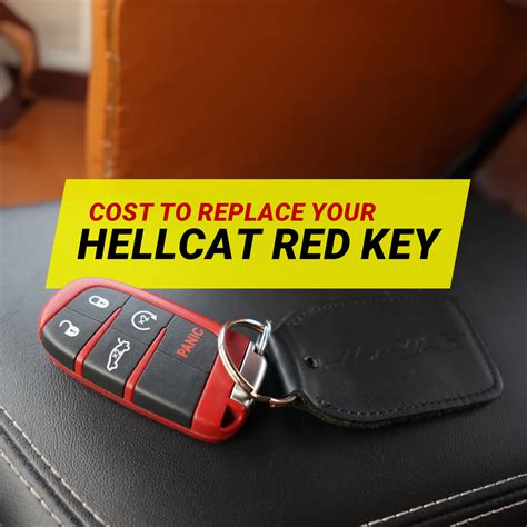 Cost To Replace Hellcat Red Key Fob 2025 Update
