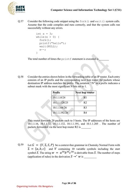 cs124s5 gate exam pyq for practice for it pdf programming languages computing