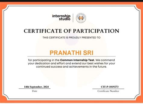 internship mode pranathi sri