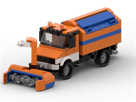 Lego Moc Unimog Winter Equipment By Ole828 Rebrickable Build With Lego