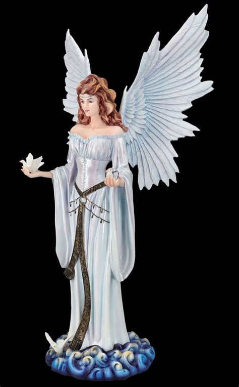 Angel Figurine with Doves - Heavenly Peace