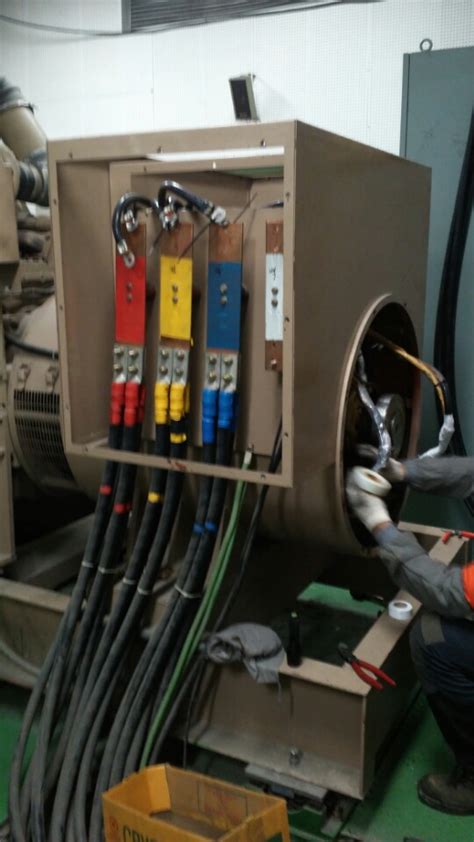 220 380v승압결선 Y결선 발전기계통 수리 대흥파워텍