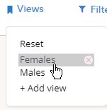 How To Add Change Delete And Apply Views In View Mode Displayr Help