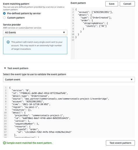 Subscriptions On Aws Eventbridge Tutorials Commercetools Composable