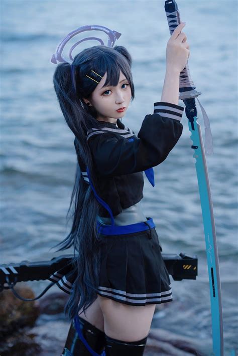 《solarain Colors 》 Blue水手服 刀娘cosplay 次元岛
