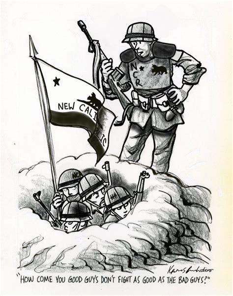 Ncr Trooper Fallout And More Drawn By Kronos Co Danbooru