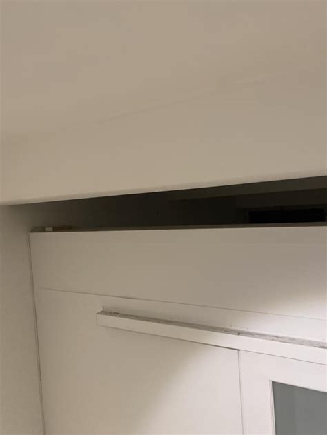 need help covering large gap between wall and ceiling r apartmenthacks