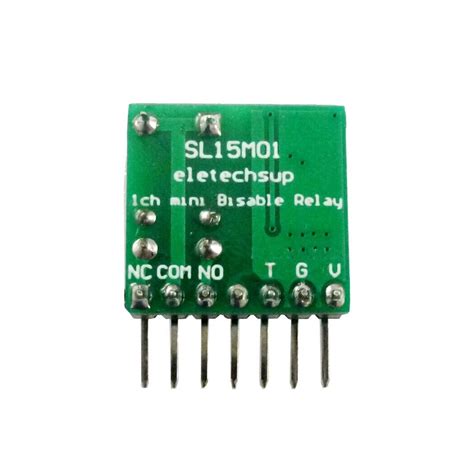 DC V A Mini Ch Bistable Self Locking Relay Module Flip Flop Latch Switch Board For LED Motor