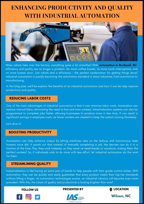 Ppt Enhancing Productivity And Quality With Industrial Automation