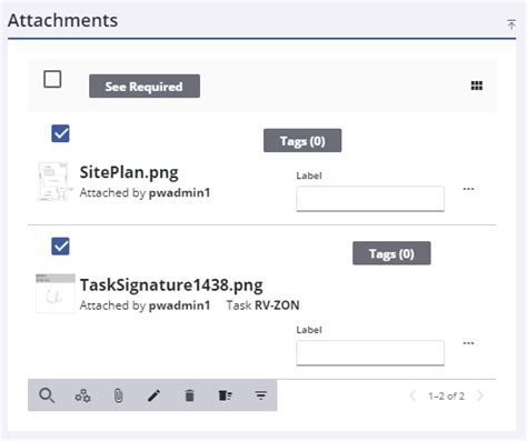 Edit Attachments