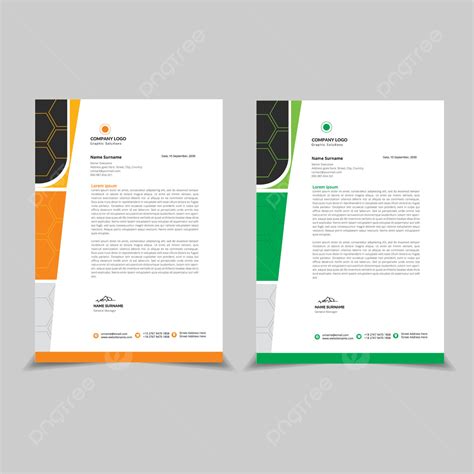 창의 비즈니스 편지지 디자인 템플릿 Psd 다운로드 디자인 자료 다운로드