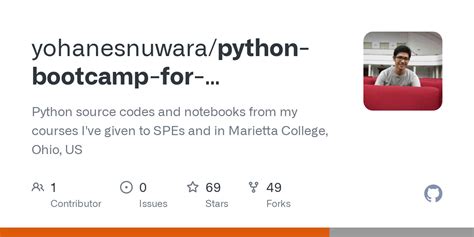 Github Yohanesnuwarapython Bootcamp For Geoengineers Python Source