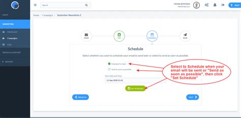Schedule And Send Emails Spotlercrm Marketing