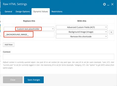 How To Set A Background Image Dynamically On A Row Custom Page Templates