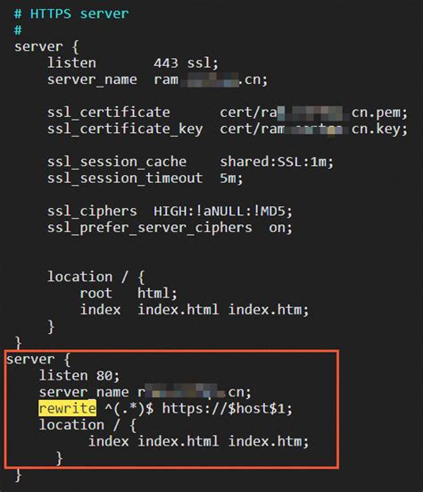 install ssl certificates on nginx or tengine servers certificate