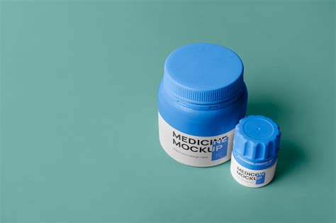 Premium Psd Medicinal Plastic Container For Pills