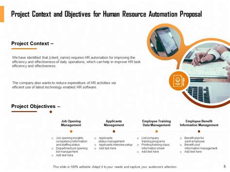 Human Resource Automation Proposal Powerpoint Presentation Slides Presentation Graphics