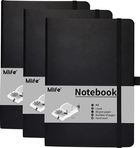 Amazon Com A6 Small Journal Notebook Lined Pocket Notebook With Pen Holder Mini Notebook