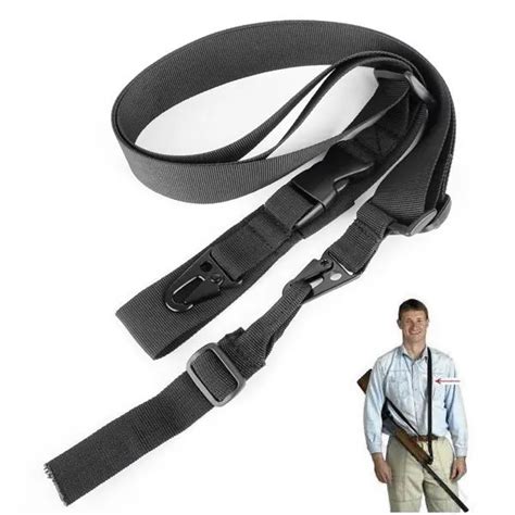 전술 소총 총 슬링 스트랩 랜야드 후크 F 야외 사냥 게임 3 포인트 소총 벨트 건 슬링rifle Gun Slinggun