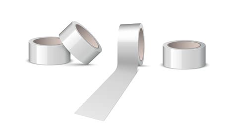 실버 덕트 롤 접착 테이프는 흰색 배경에 격리되어 있습니다 사무용품 및 가정용품 접착 테이프에 대한 스톡 벡터 아트 및 기타 이미지 접착 테이프 포장 건강관리와 의술