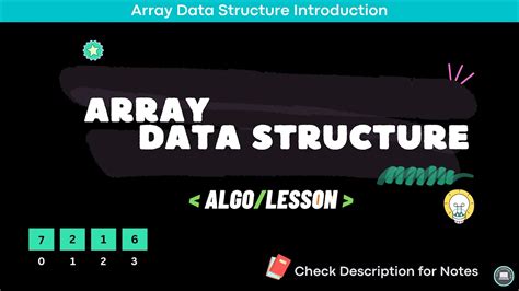 Introduction To Array Data Structure Youtube