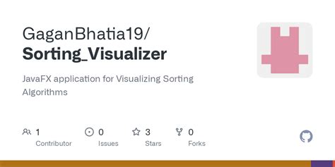 Github Gaganbhatia19sortingvisualizer Javafx Application For