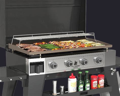 Buy Beefmaster Griddle 4 Burner Flat Top Bbq On Cart At Barbeques Galore