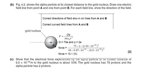 A Level Homework And Answers Electric Fields Questions