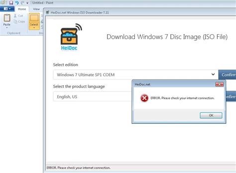 Error Please Check Your Internet Connection Windows Iso Downloader