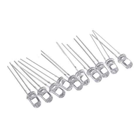 300pcs 5mm Led Diode 5 Mm Assorted Kit Clear Warm White Green Red Blue Uv Yellow Orange Pink F5