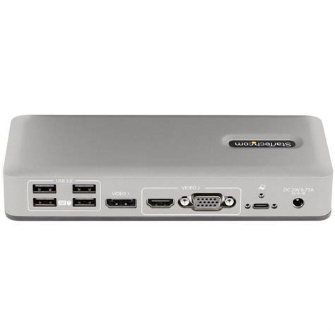 N USBC DOCK Startech Dual Monitor Usb C Docking Station Displayport Hdmi Vga Multi