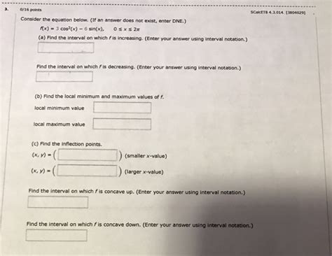 Solved Consider The Equation Below If An Answer Does Not Chegg Com