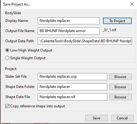 Help With Bodyslide Outfit Studio Skyrim Technical Support LoversLab