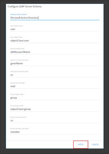 LDAP Configuration For Windows Gathr