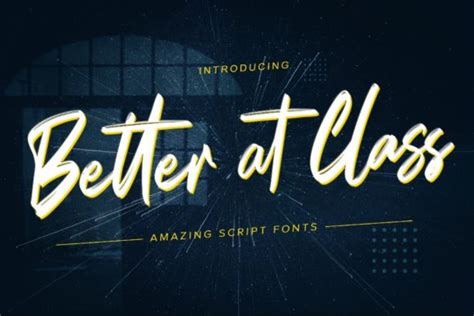 Better At Class Font Font Canyon