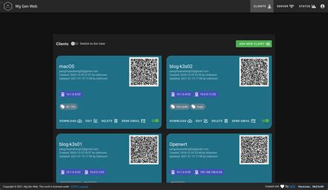 Wireguard 配置教程：使用 Wg Gen Web 来管理 Wireguard 的配置 · 云原生实验室
