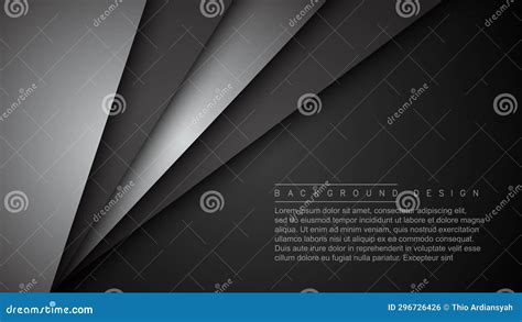 Abstract Trendy Geometric Futuristic Overlap With Background Design