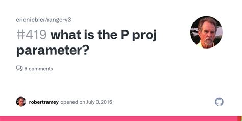 what is the p proj parameter · issue 419 · ericniebler range v3 · github