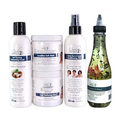 Curl Definition 3 Step System For Coily Kinky And Tightly Curly Hair