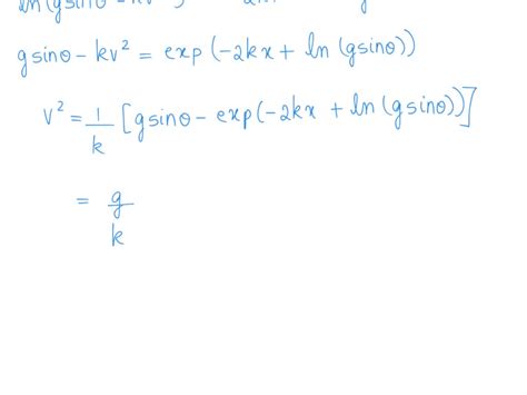 solved a particle of mass m slides down an inclined plane under the