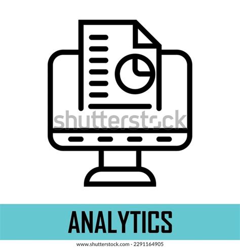 Analitycs Sign Data Analysis Diagrams Data Stock Vector Royalty Free 2291164905 Shutterstock