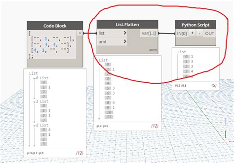 combine sublists into a single list lists logic dynamo